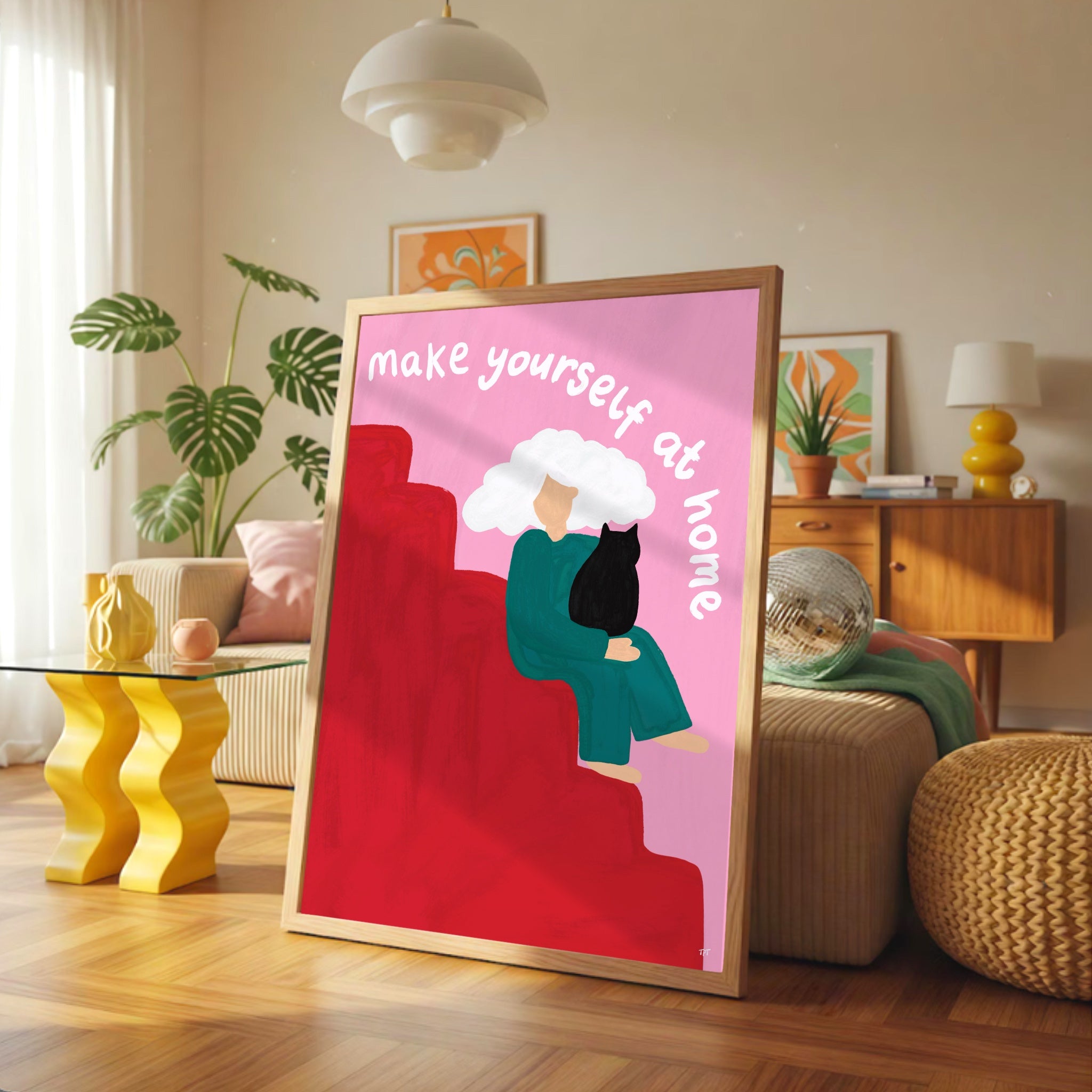Make Yourself At Home Print – The Paper Tail
